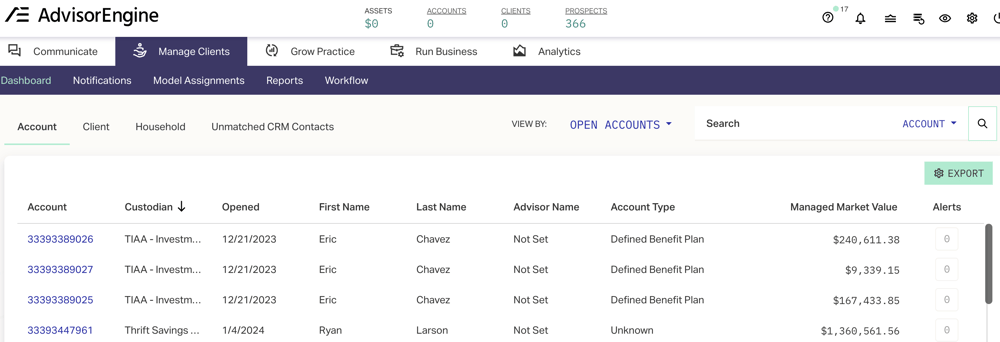 AdvisorEngine Goals-based Planning