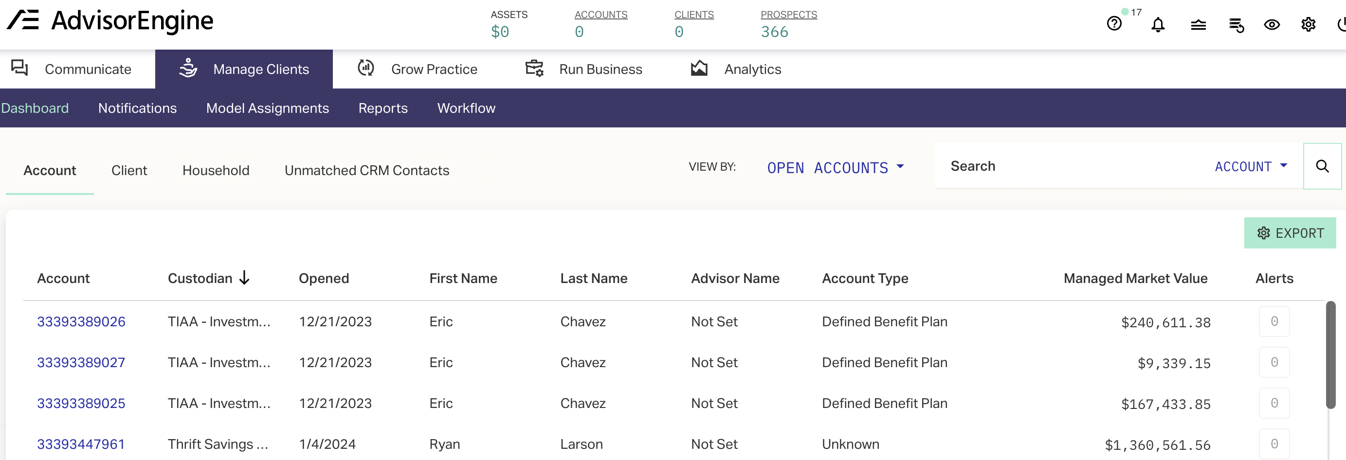AdvisorEngine Goals-based Planning